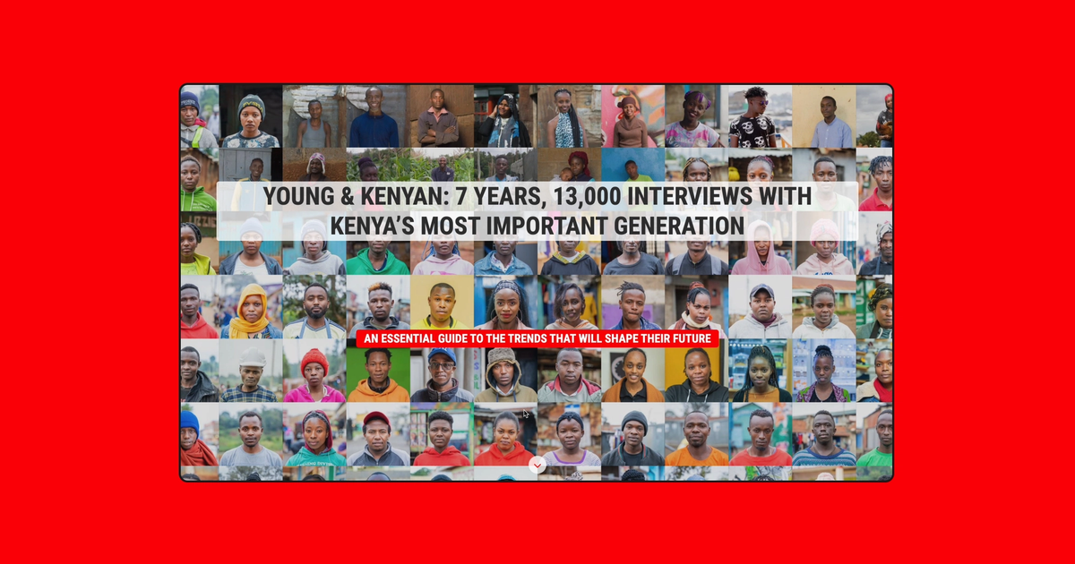 The generation who can transform Kenya - Beyond Words Studio